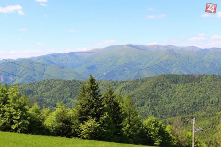 V OBRAZOCH: Bystrica z výšky Panského dielu